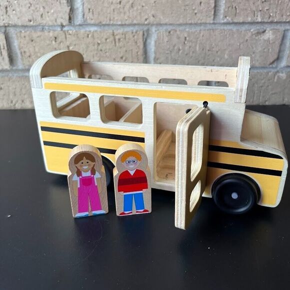 Melissa & Doug | Toys | Melissa Doug School Bus Wooded School Bus With ...